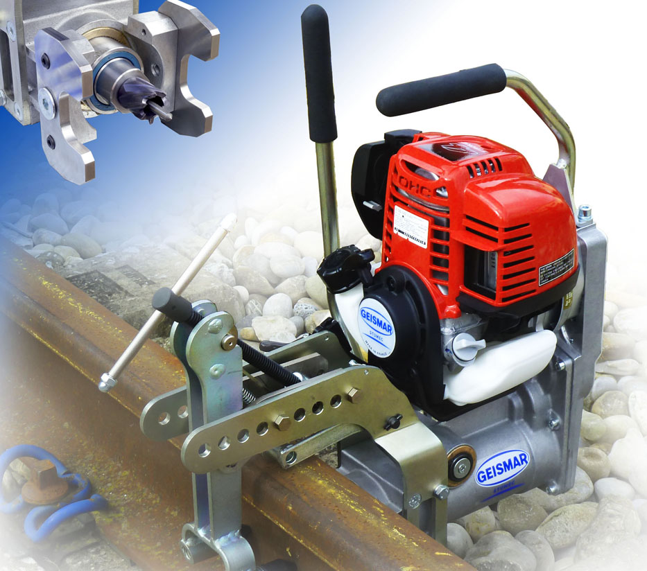 GEISMAR PR2 Ultra-Light Compact Rail Drilling Machine - Key Source Rail