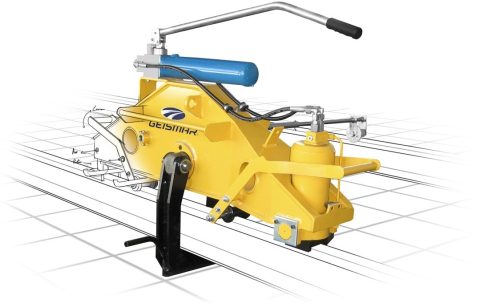 GEISMAR Bend Hornet - JA 100 - Hydraulic Vertical Rail Joint ...
